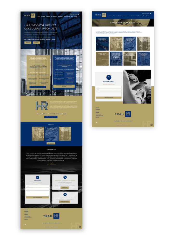 Trail HR Website Design – Natika Design