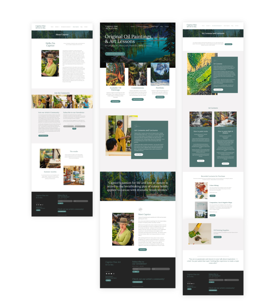 Caprice Fine Art & Co inc. – Natika Design